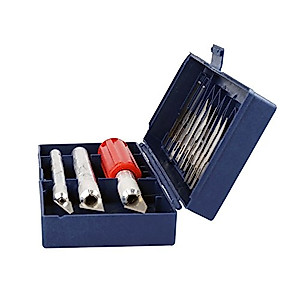 SE 16-Piece Hobby Knife Set with Aluminum Collet Chucks - 813PK