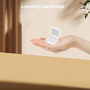 BAMXSXBO 40pcs Mini Plastic Jewelry Box Storage,Mini Earring Box Organizer,Tiny Plastic Container for Earrings Chains