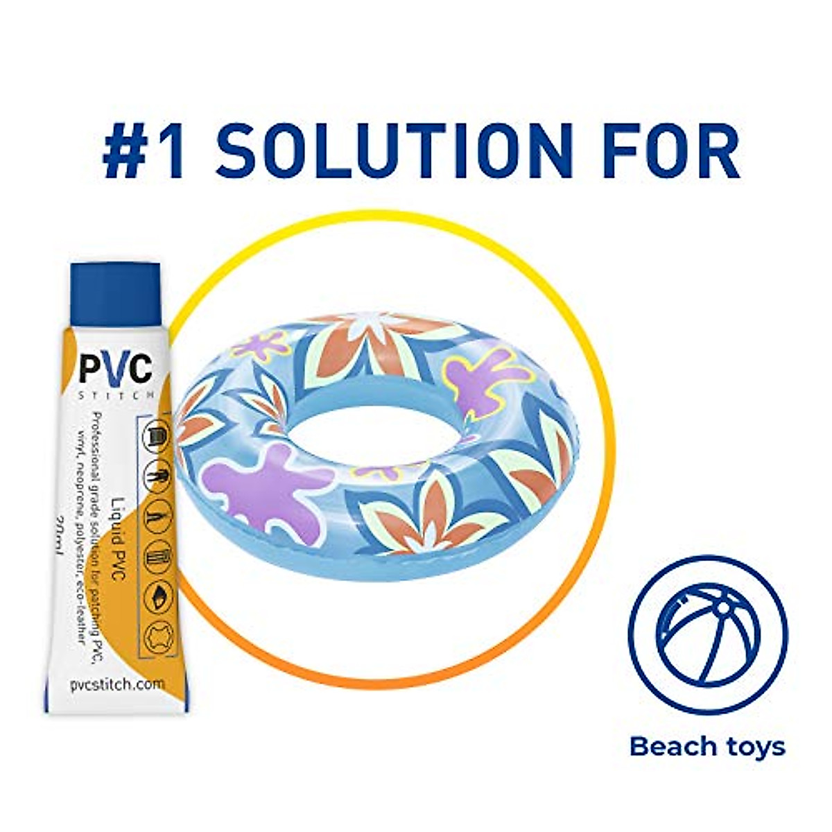 AquaPro Liquid Repair Kit Transparent | Salt Water Ready Liquid Waterproof Repair Kit for PVC & PU Inflatables, Boats, Rafts, Kayaks, SUPs, Wetsuits, Air Mattresses, Air Tracks, Hot Tubs, Waders.