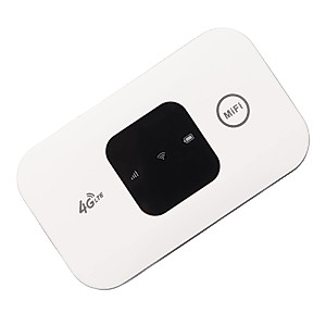 Portable Internet Hotspot, 150Mbps High Speed 4G Strong Coverage Unlocked SIM Card Router Supports Band B1/3/5/7/8/20/40, for Home, Office, Travel