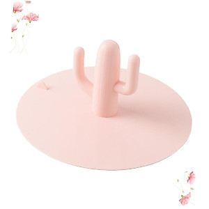2pcs Bathtub Stopper for Bathroom Round Cactus Shape Plug Silicone Sink Cover Creative Sink Plug Kitchen Accessories Silicone Sink Plug
