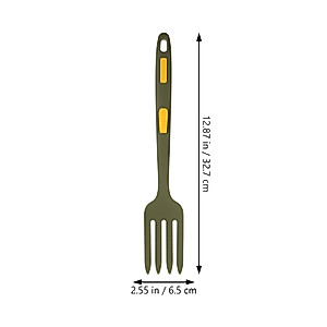 2Pcs Silicone Flexible Fork, Heat-Resistant Cooking Fork, Dishwasher Safe - Kitchen Non Stick Fork for Mix Ingredients, Whisk Eggs