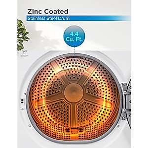 BLACK+DECKER BDFH44M Heat Pump, 4.4 Cu. Ft. Electric Clothes Ventless Dryer, White