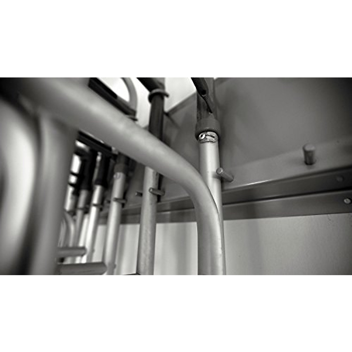 Werth Wall Mounted Folding Walker Storage Rack System Holds Upto 10 Walkers