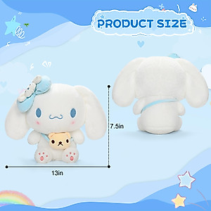 Cute Anime Dog Plush Doll - 13 Inch Lovely Animal Toys - Cartoon Dog Animals Plush Toys- Kawaii Soft Dog Plush Figure Toy - Pillow Plush Gift for Girls Boys and Fans Children Birthday Christmas