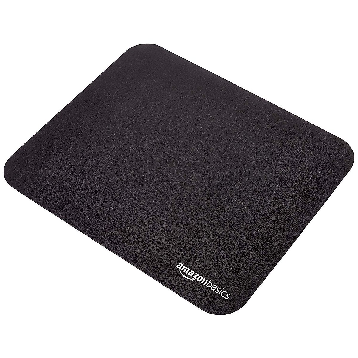 Amazon Basics Ergonomic Wireless PC Mouse - DPI Adjustable - Black & Gaming Computer Mouse Pad - Black