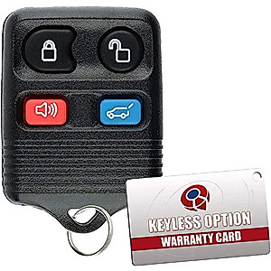 KeylessOption Keyless Entry Remote Car Key Fob for 2000-2010 Ford Explorer Expedition Lincoln Navigator Mercury Mountaineer CWTWB1U322