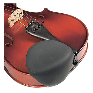 Strad Pad Black Chinrest Pad: Standard Size