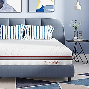 Sweetnight Twin Mattress, 10 Inch Gel Memory Foam Mattress in a Box for Cooling Sleep, Flippable Mattress with Two Firmness Preference, Pressure Relieving, CertiPUR-US Certified
