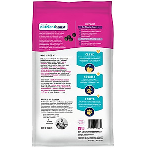 Solid Gold Small Breed Dog Food - Nutrientboost Wee Bit Whole Grain Made w/Real Bison, Brown Rice, & Pearled Barley - High Fiber, Probiotic Dry Dog Food for Dogs with Sensitive Stomachs - 3.75 LB