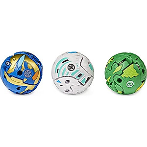 Bakugan Starter Pack 3-Pack, Fused Howlkor x Serpenteze Ultra, Armored Alliance Collectible Action Figures