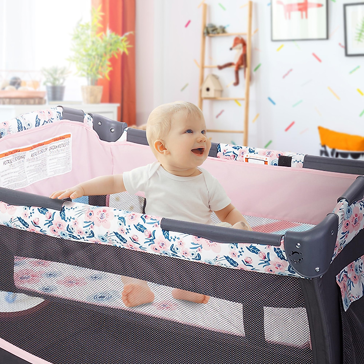 Baby Trend Lil Snooze Deluxe 2 Nursery Center, Twinkle Twinkle Moon