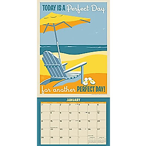 Willow Creek Press Gone Coastal (ADG) Monthly 2024 Wall Calendar (12" x 12")