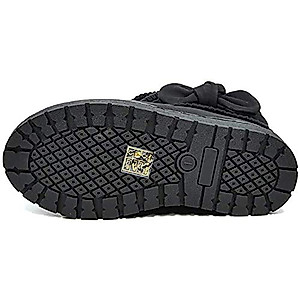 DREAM PAIRS Little Kid Klove Black Faux Fur Lined Mid Calf Winter Snow Boots Size 3 M US Little Kid