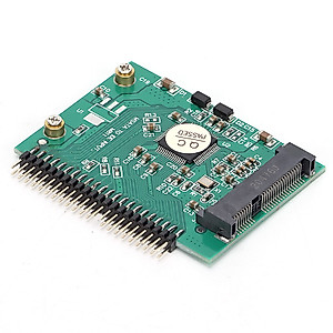 44pin Standard Male IDE Connector Cards for MSATA SSD, Laptop 1.8in IDE PCI E SSD Hard Drive Adapter Card, Compatible for DOS/Win3.1/NT4/98SE/ME/2000//XP/Vista/UNIX/Linux