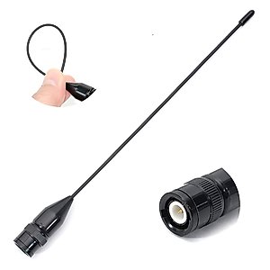 Slim BNC Wide-Band Scanner Antenna for Uniden BCD325P2 BC75XLT BC125AT Whistler TRX-1 WS1080 WS1040 RadioShack pro Icom AOR Yaesu AR-DV10 Alinco