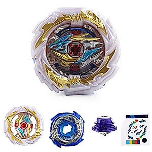 Burst Starter Booster Spinning SuperKing B-171 Tempest Dragon Cm1A Toy with Battling Top Launcher LR and Grip(Black)