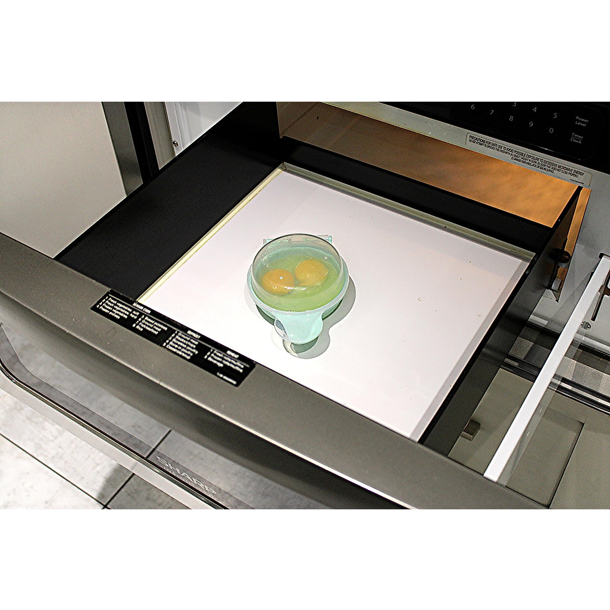 Microwave Egg Cooker for Sandwiches & Omelets – BPA-Free Microwave Egg Poacher, Fried Egg Maker, Omelet Maker, & Scrambled Egg Cooker – Cooks 2-3 eggs in less then 2 minutes Breakfast Maker by