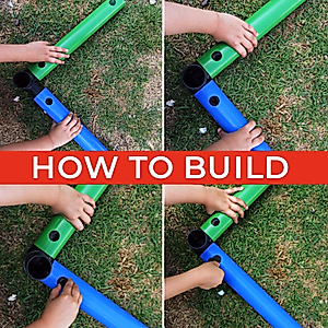 Funphix Classic 316 Piece Construction Toy Set - Building Play-Structures for Indoors & Outdoors - Fun & Educational Learning Toys for Ages 2 to 12