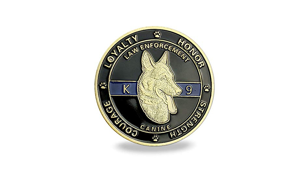 K9 Dog Law Enforcement Coin - Honor Your Hero
