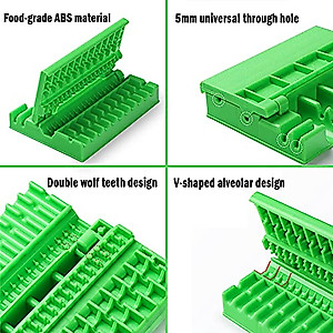 365Home Multifunction Barbecue Meat Skewer Machine BBQ Meat String Device Quick Portable Meat Skewer Box Easy Skewer Tools Kebab Maker BBQ Gadget