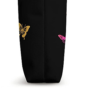 Ava - Beautiful Name with colorful Butterflies Tote Bag