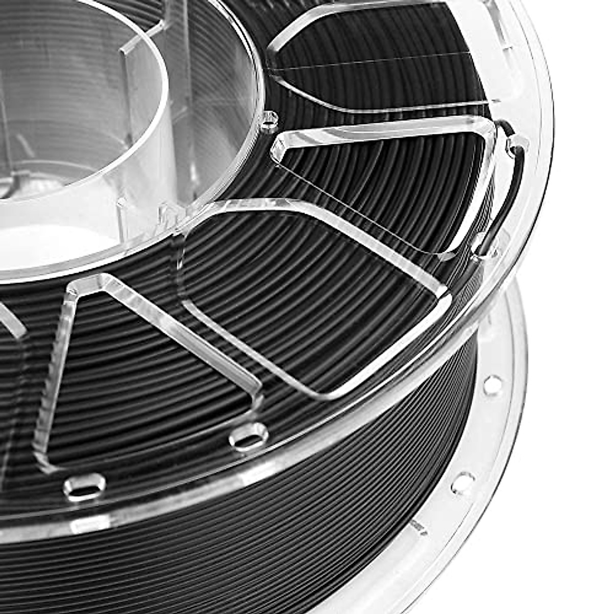 Creality Official PLA 3D Printer Filament, 1 KG Spool (2.2lbs), Dimensional Accuracy +/- 0.03 mm, 1.75mm, Fit Most FDM Printer (Black)