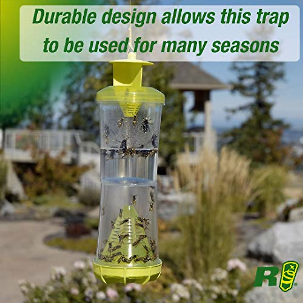 RESCUE! Non-Toxic Wasp, Hornet, Yellowjacket Trap (WHY Trap) Attractant Refill - 2 Week Refill - 16 Pack