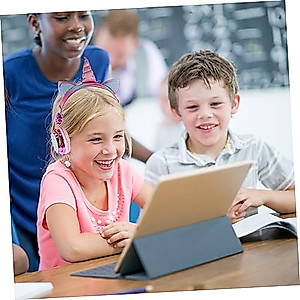 UKCOCO Headphones with mic Noise canceling Headphones Noise Cancelling Headphone Headphones for Computer Headphones for Cat Ear Game Headset Pink Headphones abs with Wheat