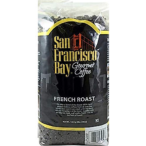 San Francisco Bay French Roast Gourmet Dark Roast 100% Arabica Coffee, 3lb, Kosher