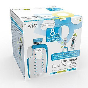 Twist Pouch 40-Count 8 oz. Direct-Pump Breastmilk Storage Pouches