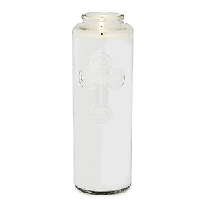 Root Candles Prayer Candles Clear Glass Devotional 7-Day Prayer Candle, 12-Count, Meditation