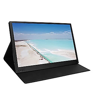 Fydun Portable Touchscreen Monitor, 15.6in 1080P IPS HDR Display Gaming Monitor for Phone Computer Playing Games Plastic