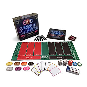 Wits & Wagers: It's Vegas Baby - A Board Game by North Star Games 3-10 Players - Board Games for Family 25 Mins of Gameplay - Games for Family Game Night-for Kids and Adults Ages 6+ - English Version