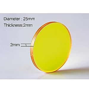 Cloudray Laser Beam Combiner Lens Diameter 25mm for CO2 Laser Engraving Cutting Machine to Adjust Light Path and Make Laser Visible