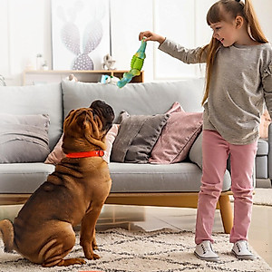 Anhozuo Dog Toys for Aggressive Chewers,Dog Toys for Large Dogs,Durable Dog Toys,Super Chewer Dog Toys,Dog Chew Toys,Tough Chew Toys for Large Medium Dogs Breed,Real Bacon Flavor