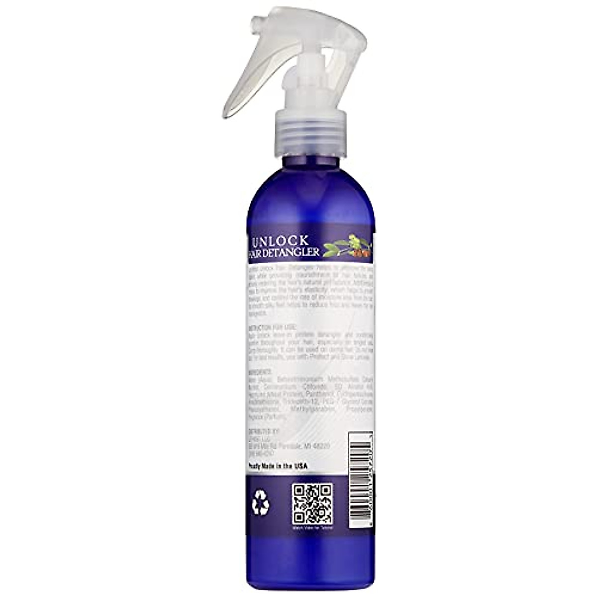 Unlock Hair Detangler (Leave-In Conditioner) Immediately stops hair breakage and promotes hair growth.