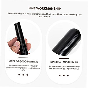 DOITOOL 5pcs Jade Massager Fascia Tool Skincare Tool Eye Massagers Facial Reflexology Tools Guasha Facial Tool Chinese Massage Tools Body Massaging Stick Jade Acupressure Wand Massage Wand