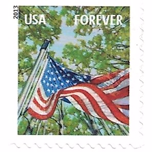 USPS Flags for All Seasons Forever Stamps 100 Stamps (5 Books of 20)