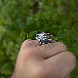 2022 Massive Fantasy Football Championship Trophy Ring | Gold Silver Tone Plated Award for Fantasy Football League Winner (11)