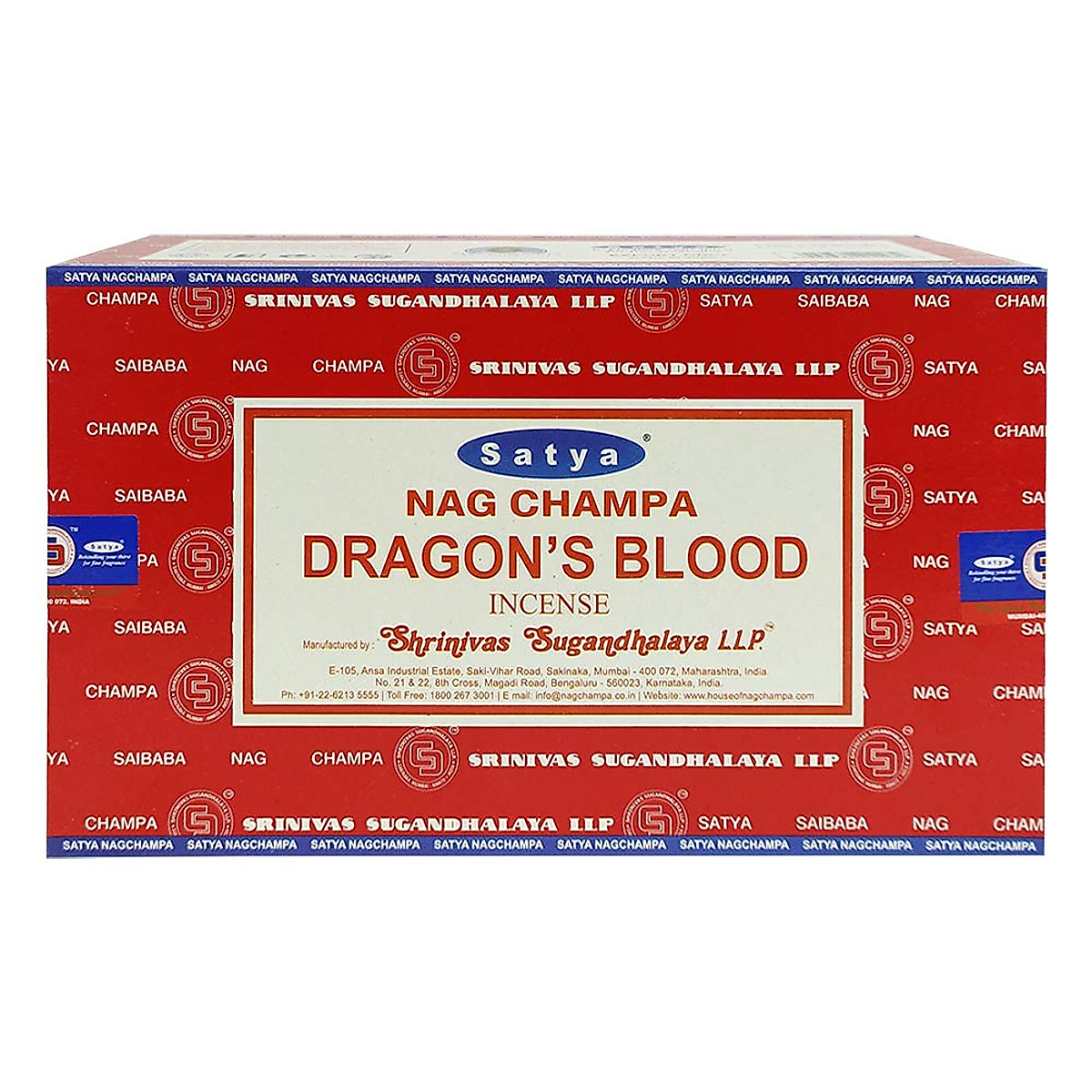 Dragon's Blood Incense Sticks and Incense Stick Holder Bundle Insence Insense Satya Incense