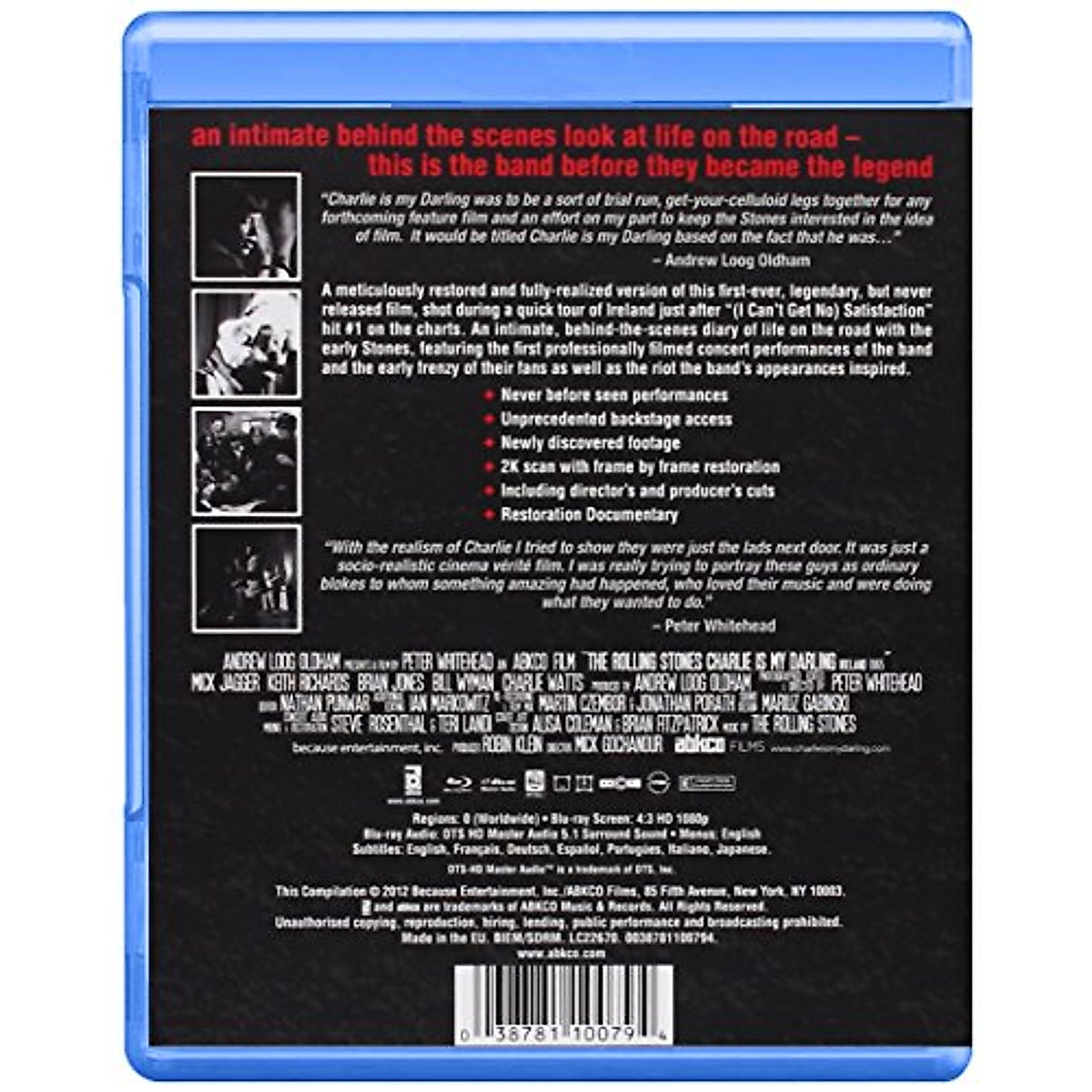 The Rolling Stones Charlie is my Darling - Ireland 1965 [Blu-ray]