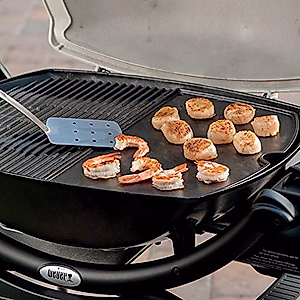 Stanbroil Cast Iron Cooking Griddle Replacement for Weber Q100 and Q1000 Series Grills, Replacement for Weber 6558