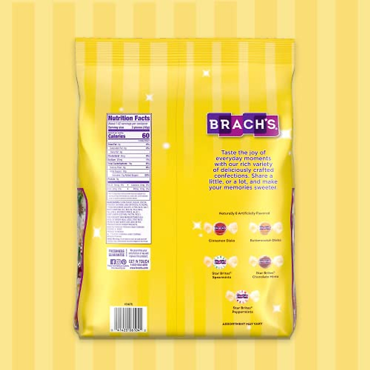Brach's Classic Favorites, Individually Wrapped Hard Candy, 400 Pieces, 5 Pound Bulk Bag