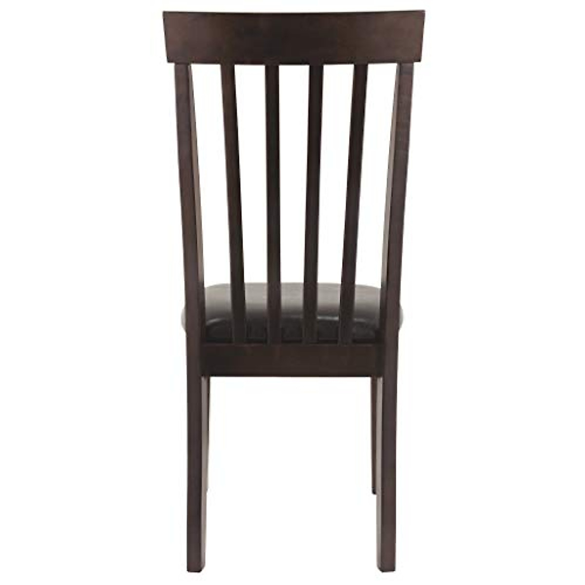 Signature Design by Ashley Hammis Rake Back Dining Room Chair, 2 Count, Dark Brown
