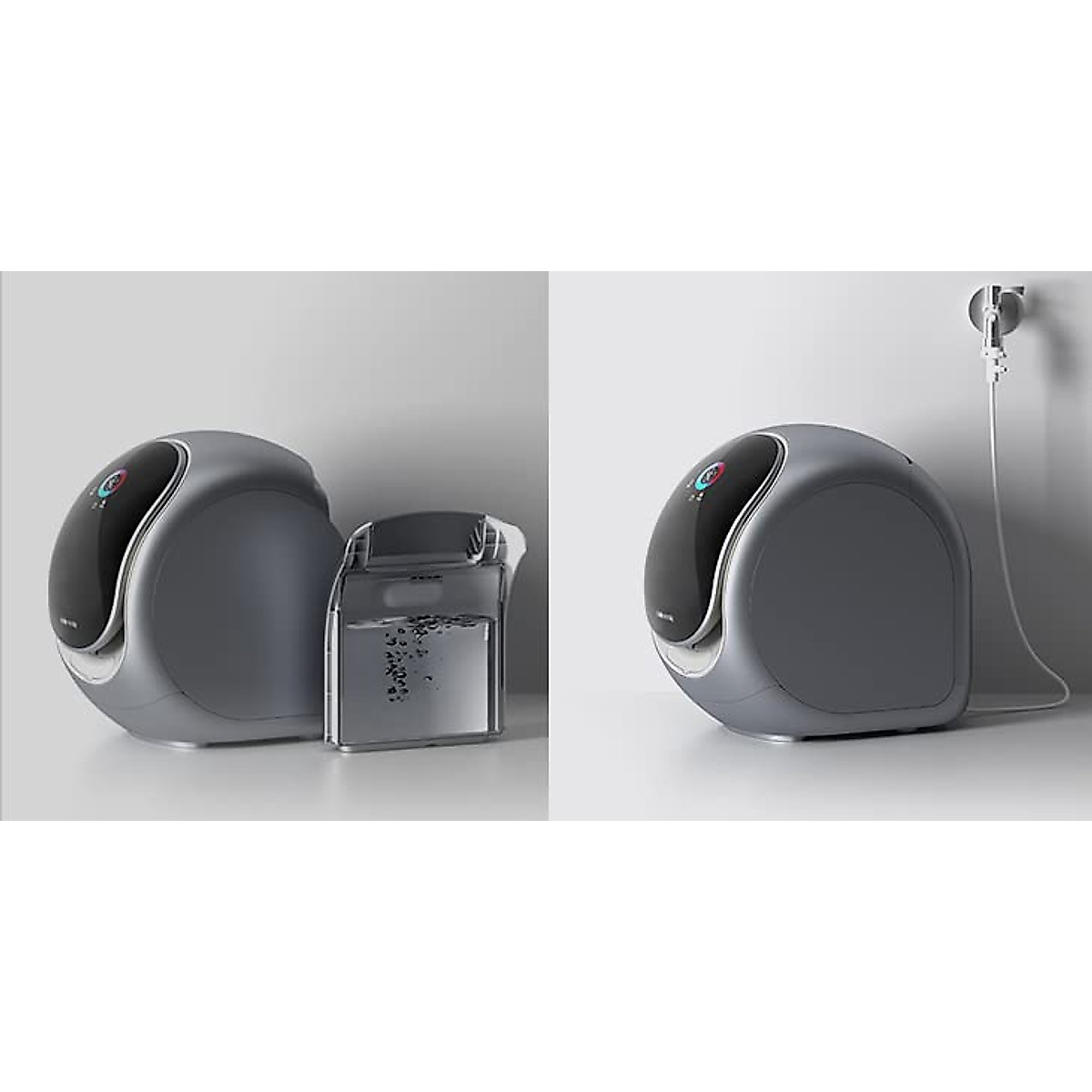 Underwear and Underwear Washing Machine All-in-one Washing and Drying Machine High-Temperature Boiling Space Capsule Opening and Closing Design Drum Washing Machine (Detergent * 5) ()