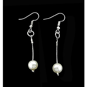 Faux Pearl Necklace Earring Bracelet Jewelry Set, Delicate and Classy Costume jewelry Favors