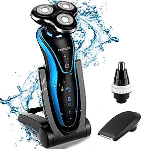 FEIPUDA Electric Razor for Men Rotary Shavers Electric Shaver Waterproof Sideburns Trimmer Nose Trimmer