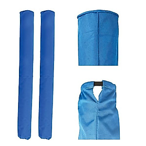 60" Pair of Royal Boat Trailer Guide Pole Pad and Cover with Capped Ends - Heavy Duty UV Fade Proof Canvas by Mad Dog Products -Sold in Pairs