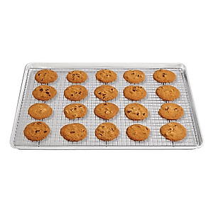 Mrs. Anderson’s Baking Professional Two-Thirds Sheet Baking and Cooling Rack, 21 x 14.5-Inches